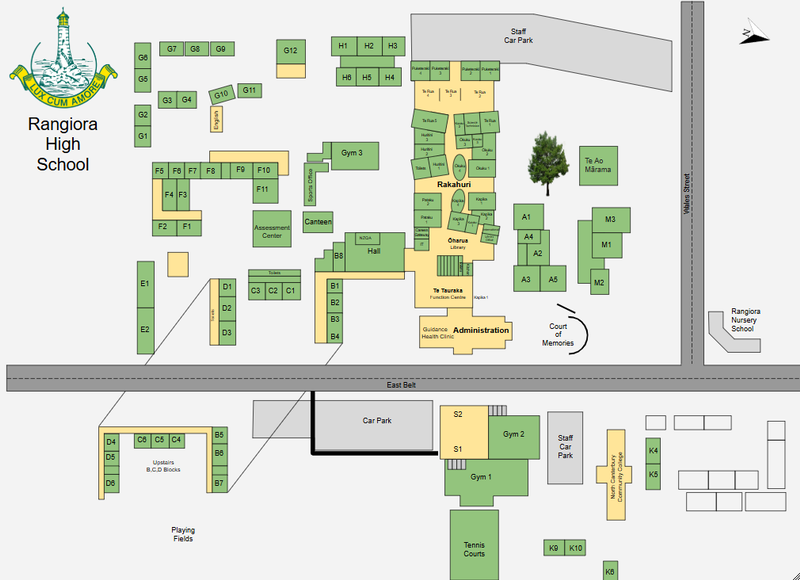 Rangiora High School - North Canterbury, New Zealand | Campus Map