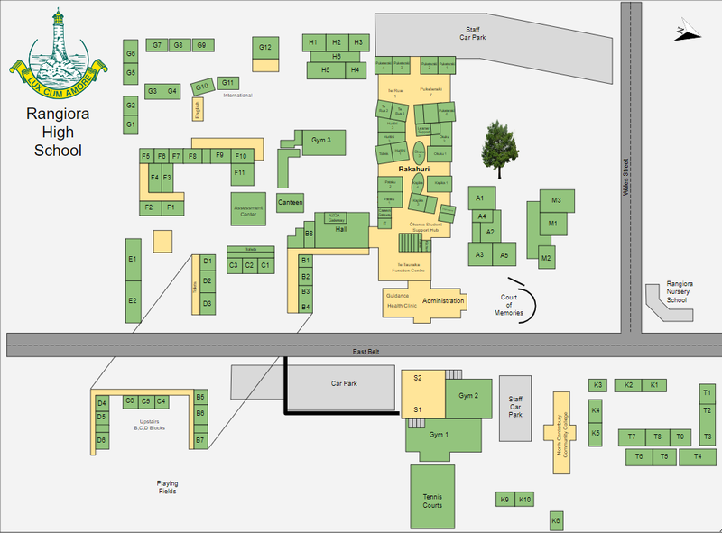 Rangiora High School - North Canterbury, New Zealand | Campus Map